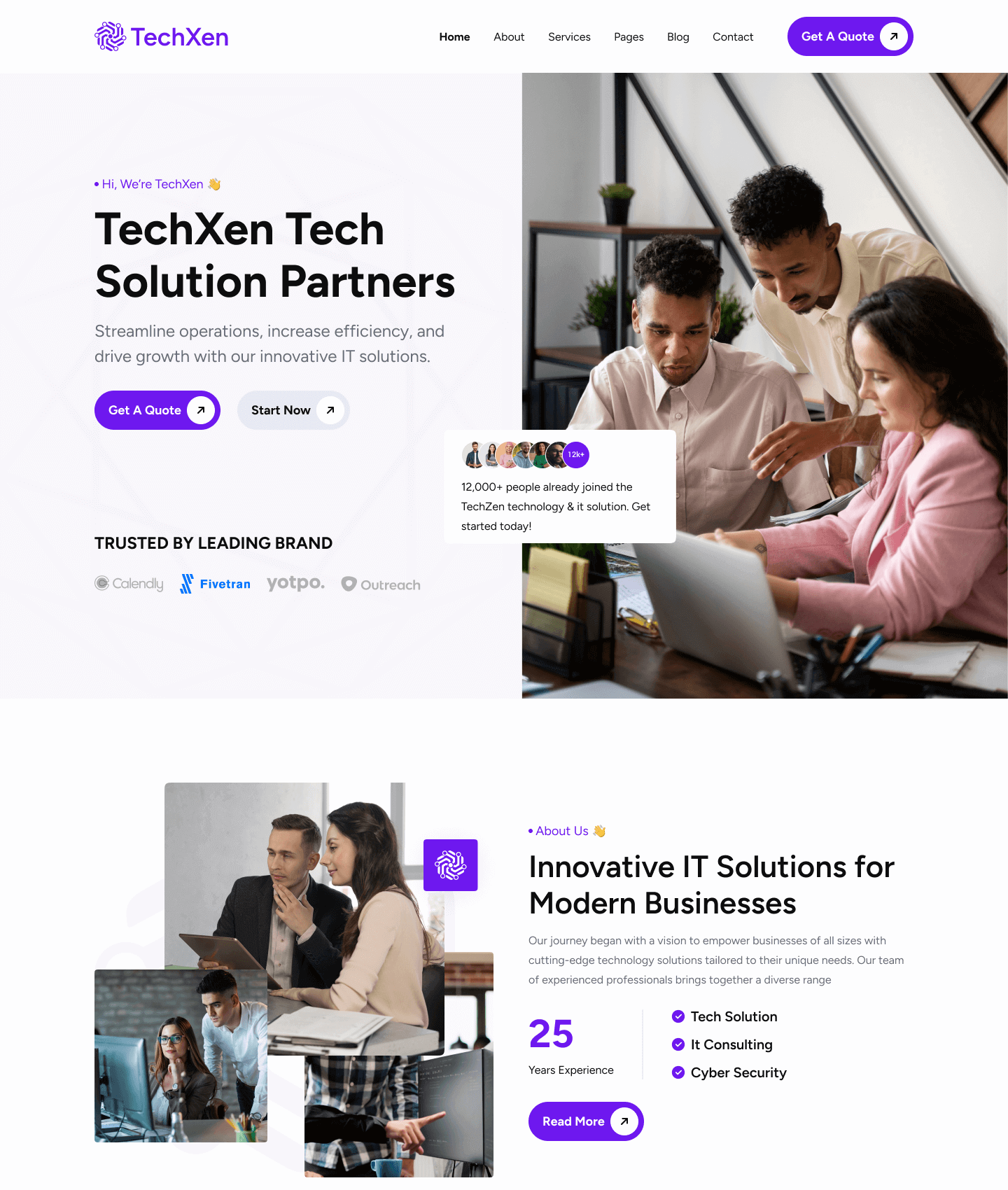 TechXen Technology & It Solution Template